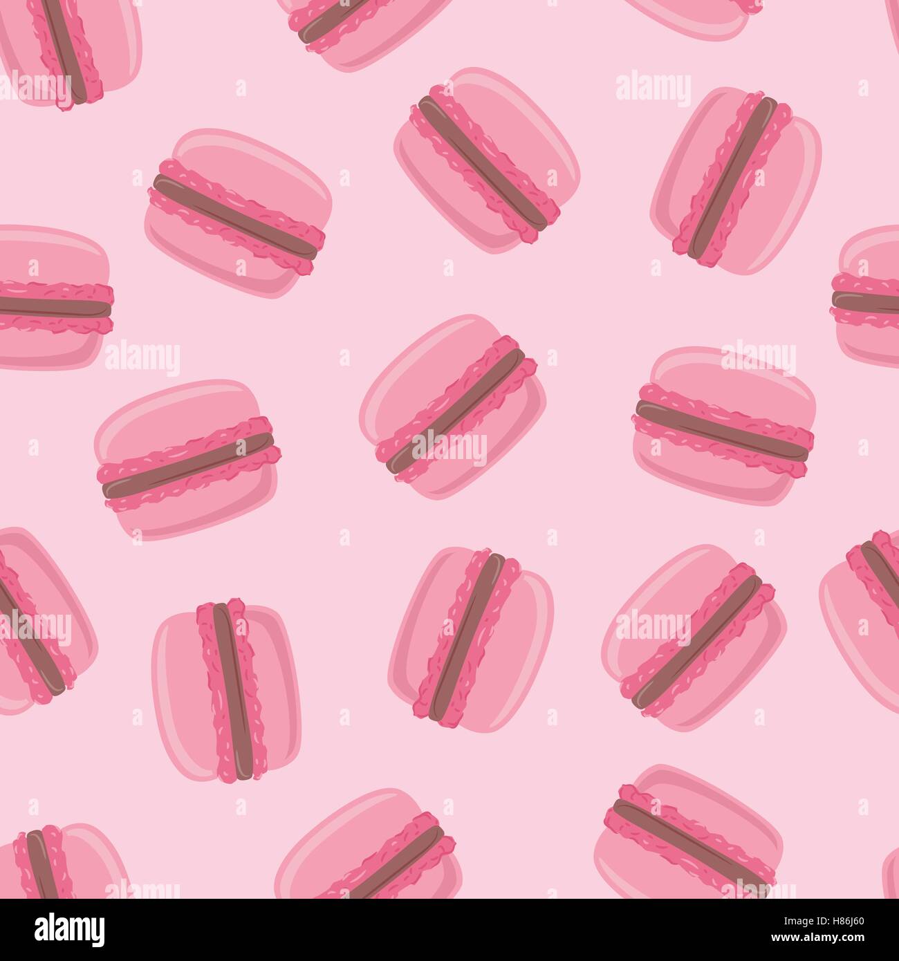 Seamless pattern pink macaroon hi-res stock photography and images - Alamy