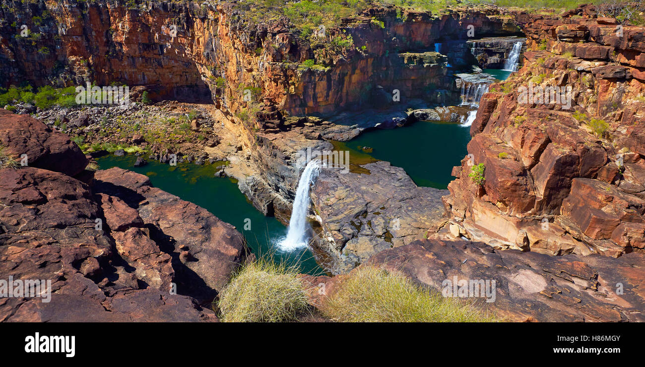 Waterfalls, Mitchell Falls, Mitchell Plateau, Kimberley, Western ...