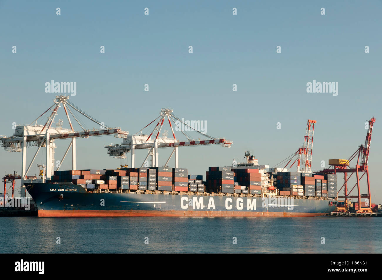 Fremantle Harbour Australia Loading Container High Resolution Stock ...