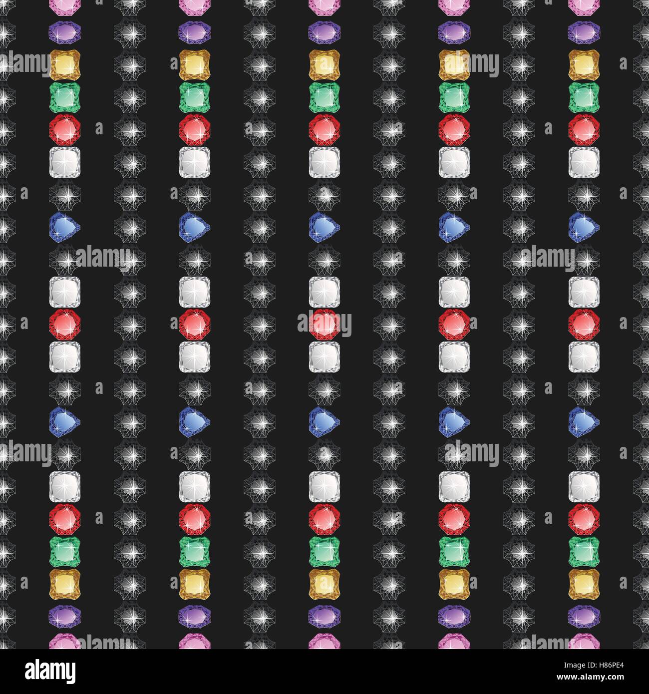 Diamonds seamless pattern Stock Vector Image & Art - Alamy