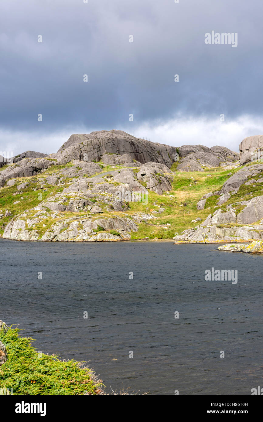 landscape Lindesnes Fyr in Mandal in Norway Stock Photo - Alamy