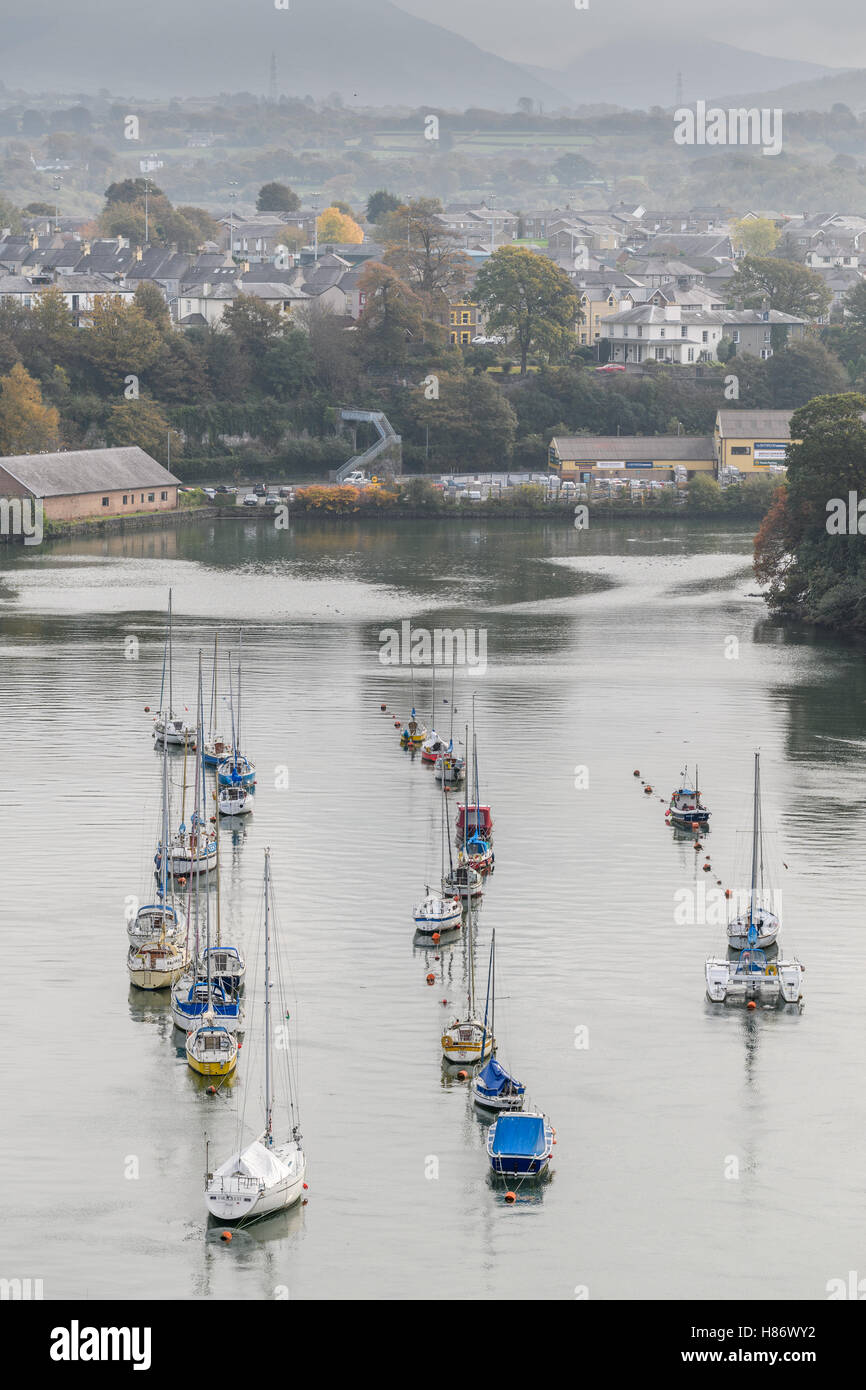 River Seiont at Caernarfon, Wales Stock Photo - Alamy