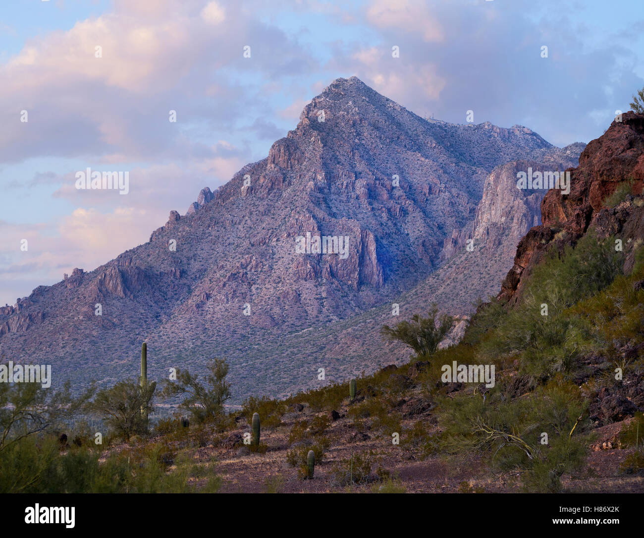 Picacho Mountains, Picacho Peak State Park, Arizona Stock Photo - Alamy