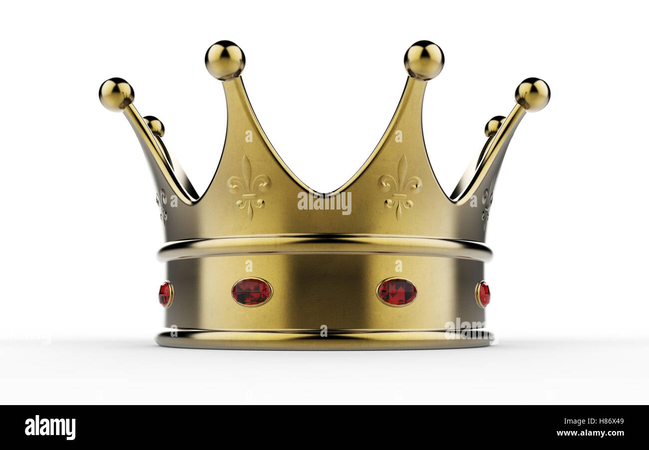 Crown 3D rendering Stock Photo - Alamy