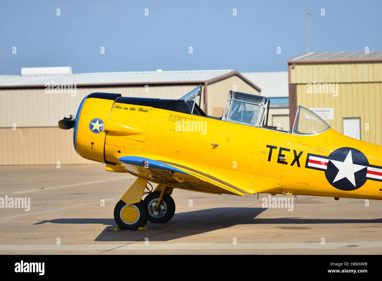 North American T-6 Texan Stock Photo - Alamy