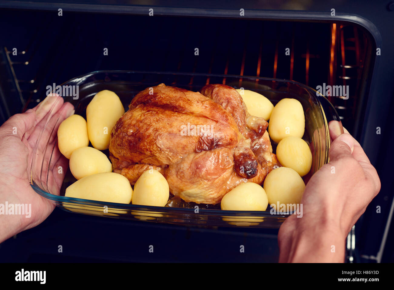 Oven roasted turkey vegetables hi-res stock photography and images - Alamy