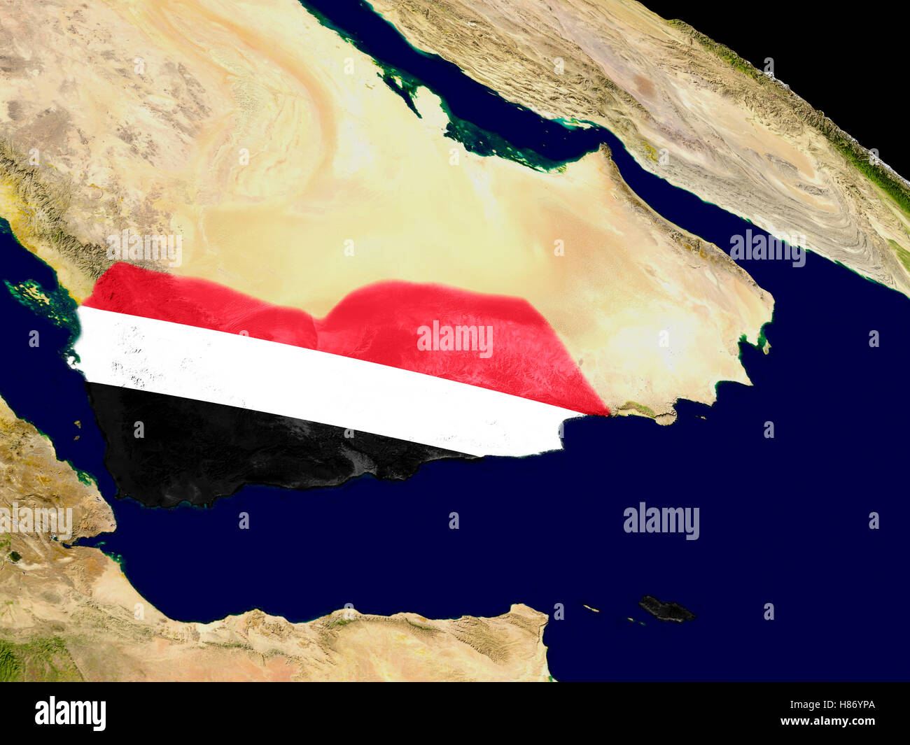 Yaman map hi-res stock photography and images - Alamy