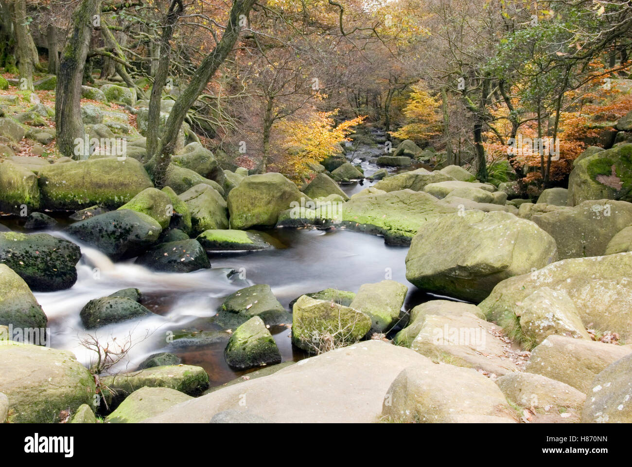 Padley gorge peak district hi-res stock photography and images - Alamy