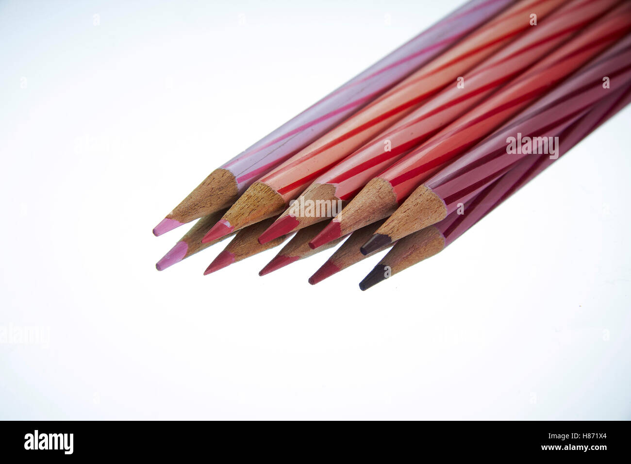 Pink pencil reflection drawing hi-res stock photography and images - Alamy