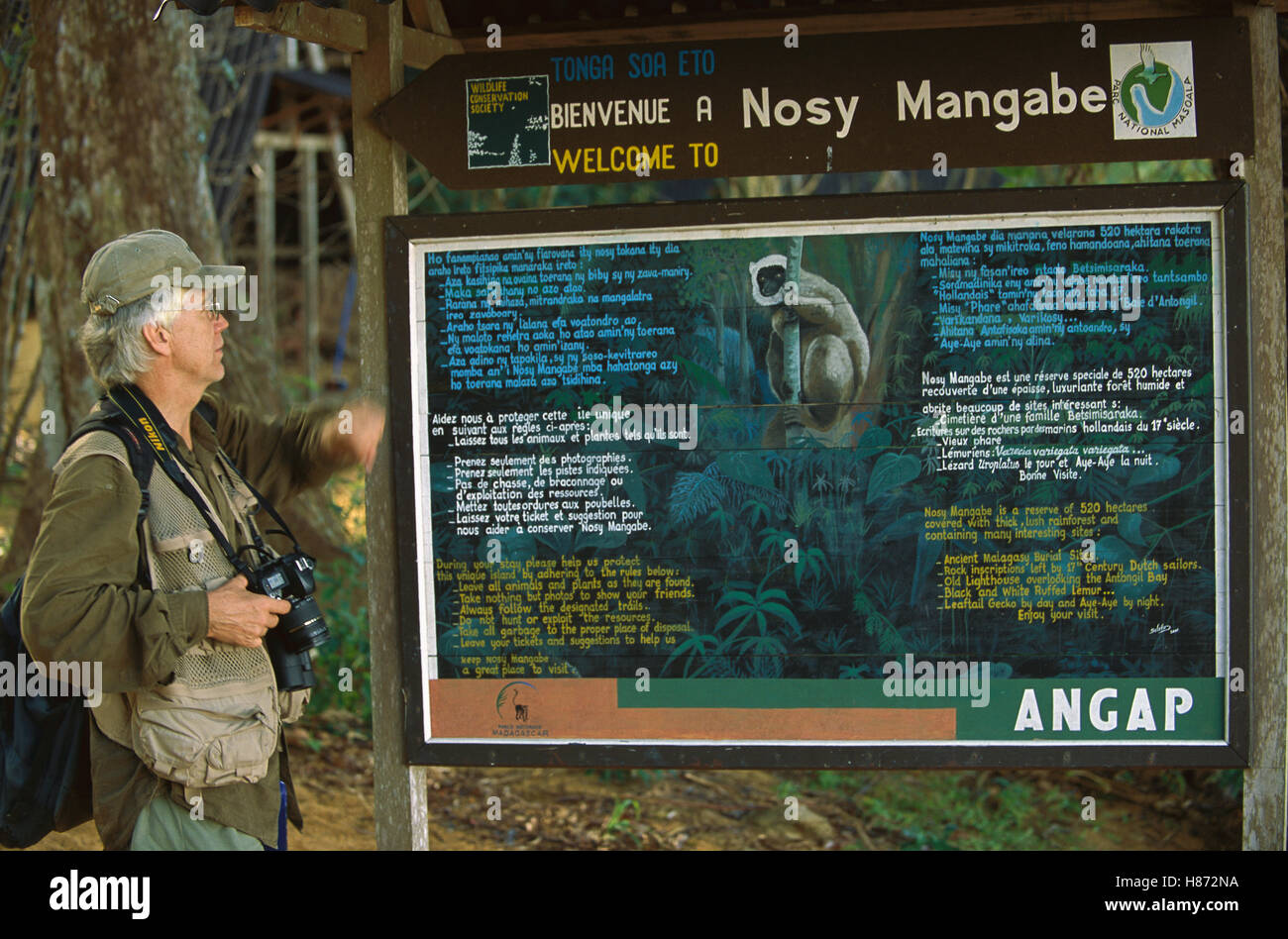 Russell Mittermeier president of Conservation International in Nosy ...