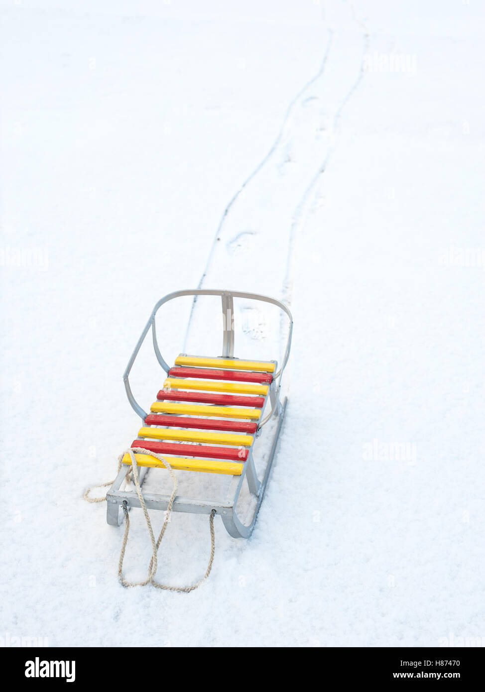 Childrens sledges hi-res stock photography and images - Alamy
