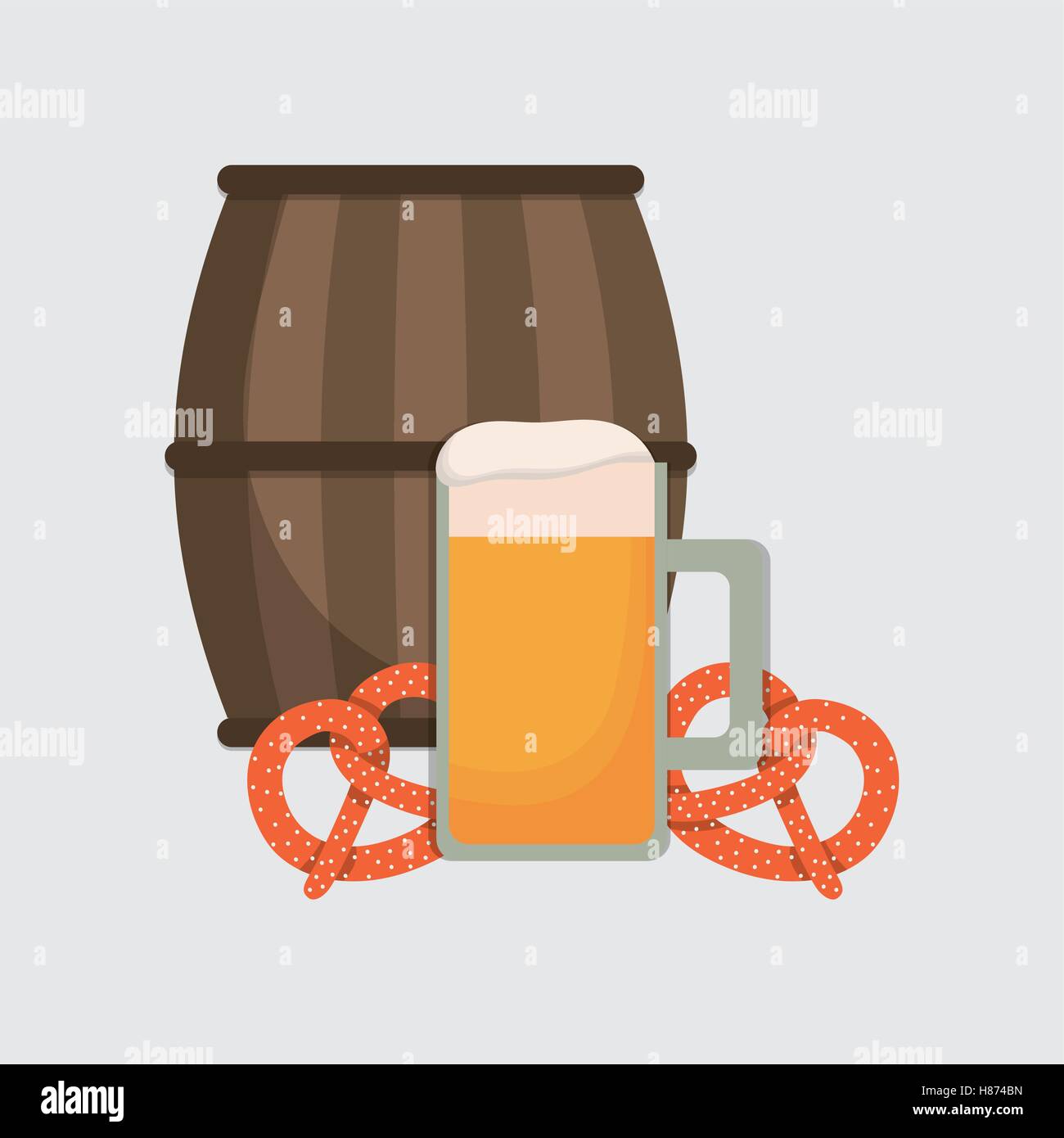 german oktoberfest cartoon Stock Vector Image & Art - Alamy