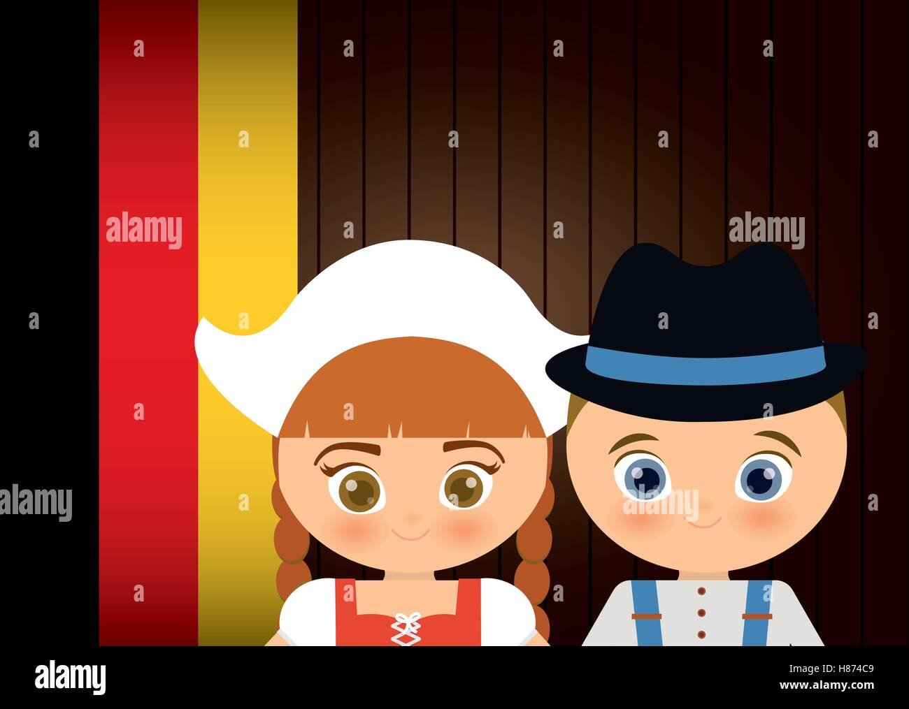 german oktoberfest cartoon Stock Vector Image & Art - Alamy