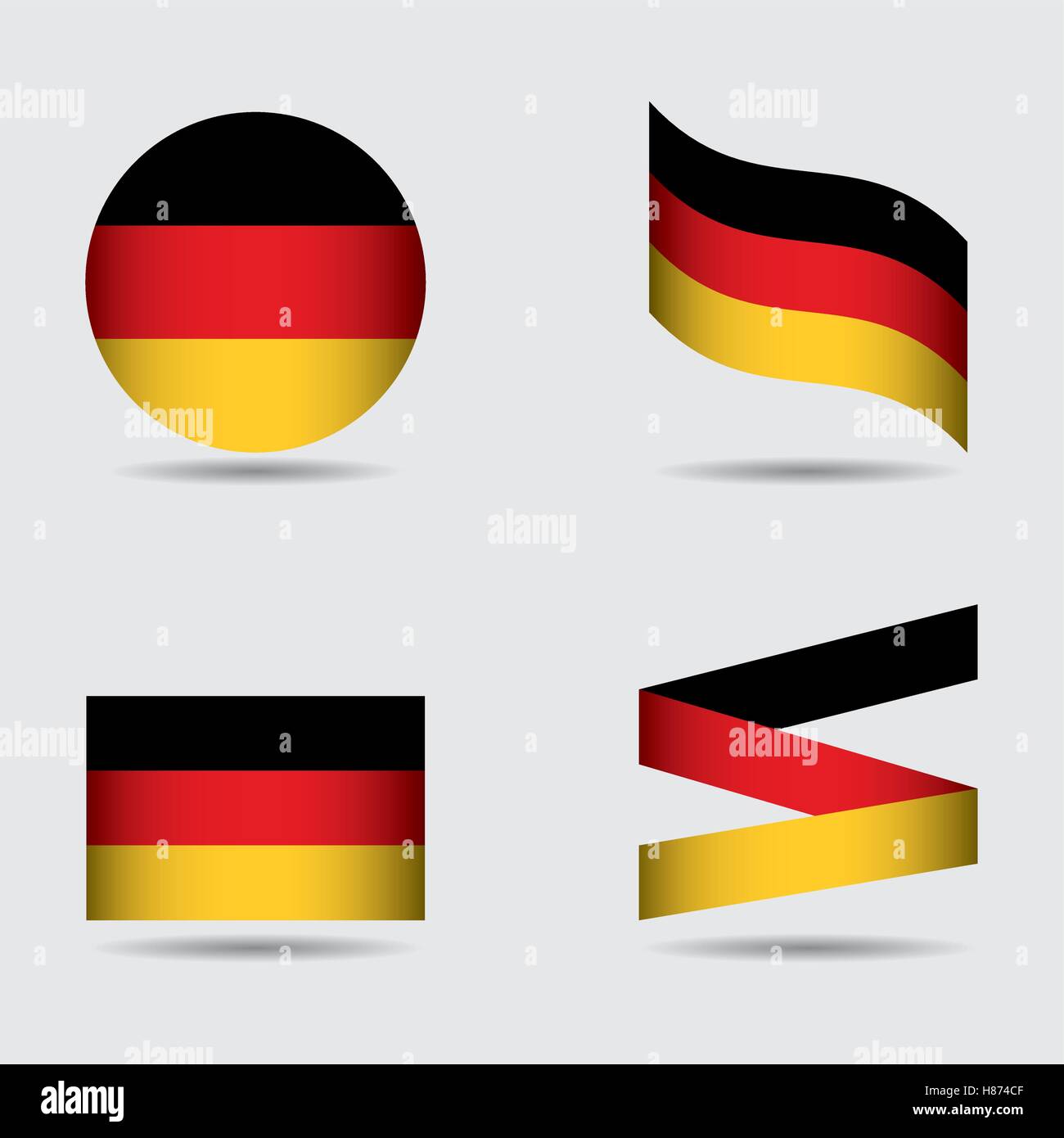 german country flag Stock Vector Image & Art - Alamy
