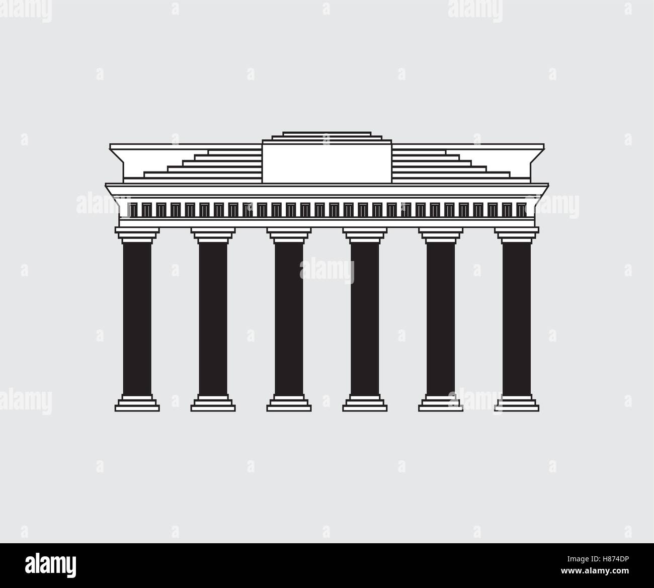 German architecture building Stock Vector Image & Art - Alamy