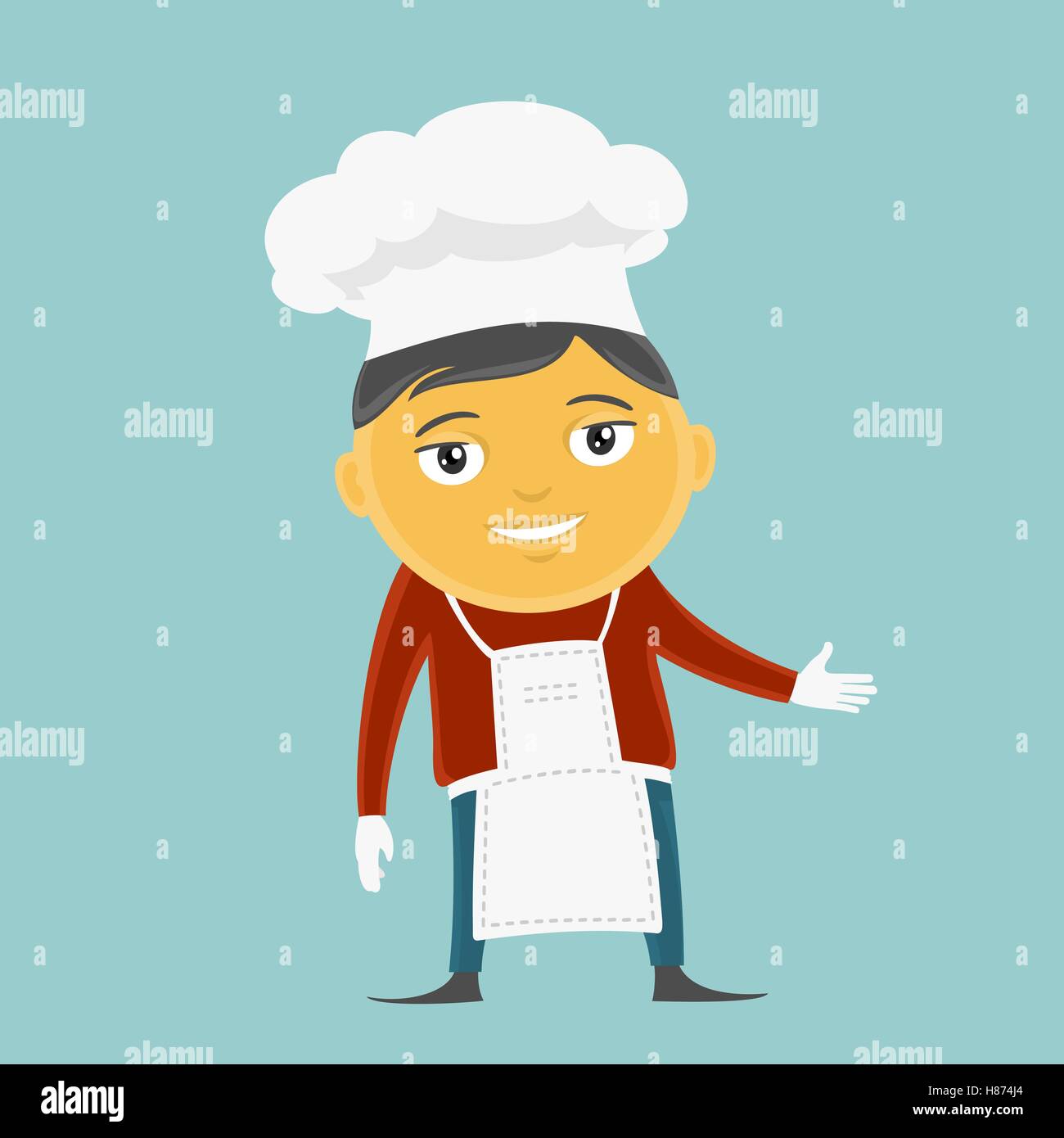 Cook Vector Character Stock Vector Image & Art - Alamy