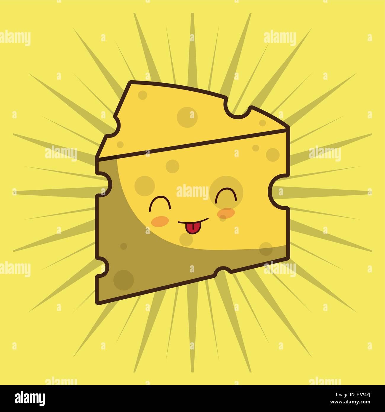 cheese diary cartoon Stock Vector Image & Art - Alamy