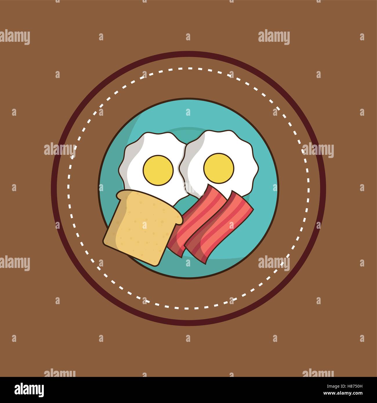 american breakfast food Stock Vector Image & Art - Alamy