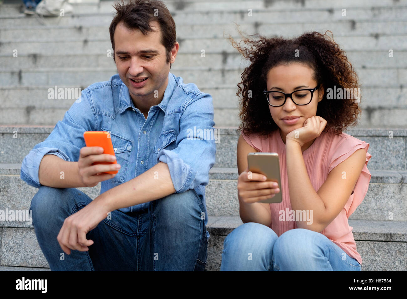 Interracial couple black male white hi-res stock photography and images ...