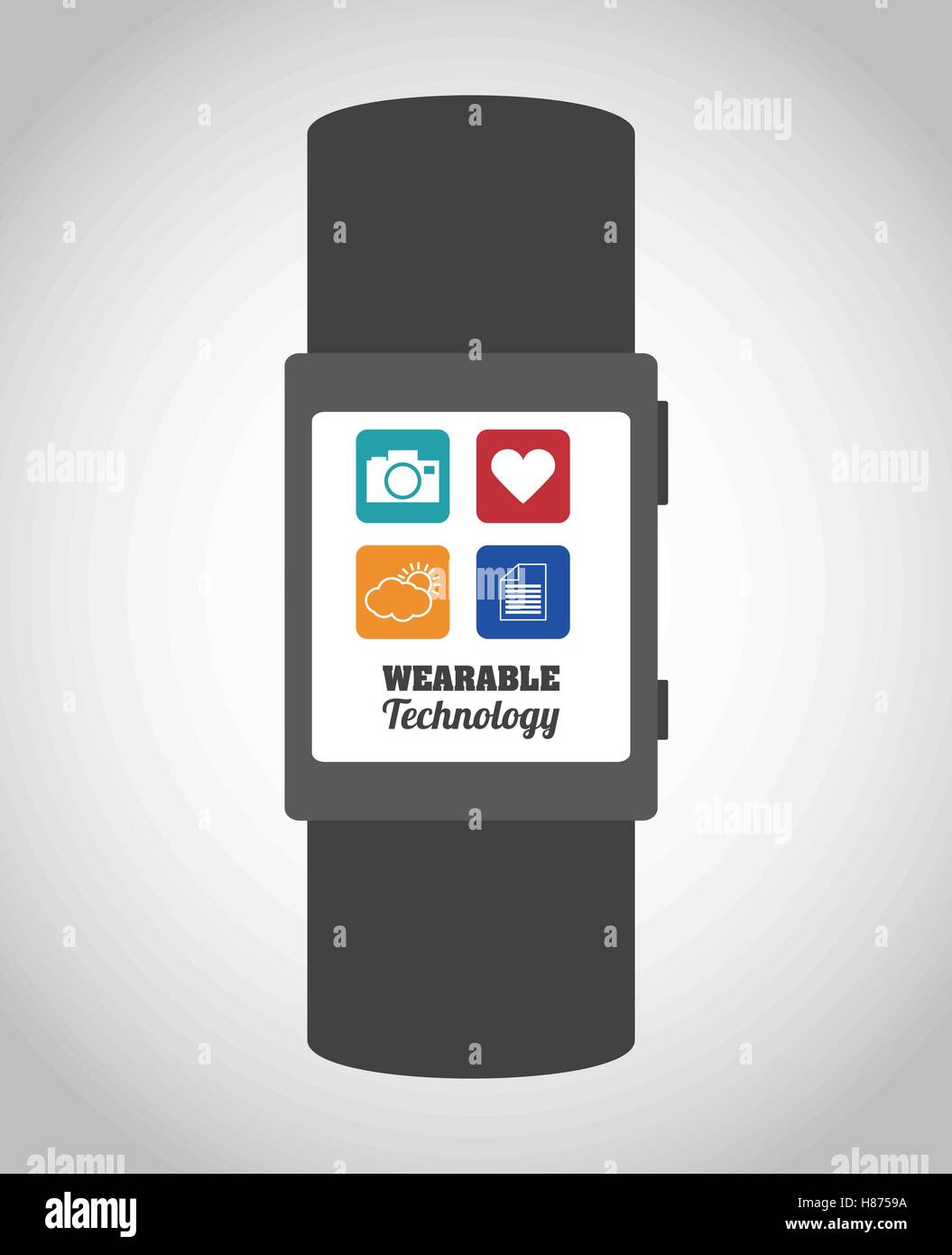 Wearable mobile technology Stock Vector Image & Art - Alamy