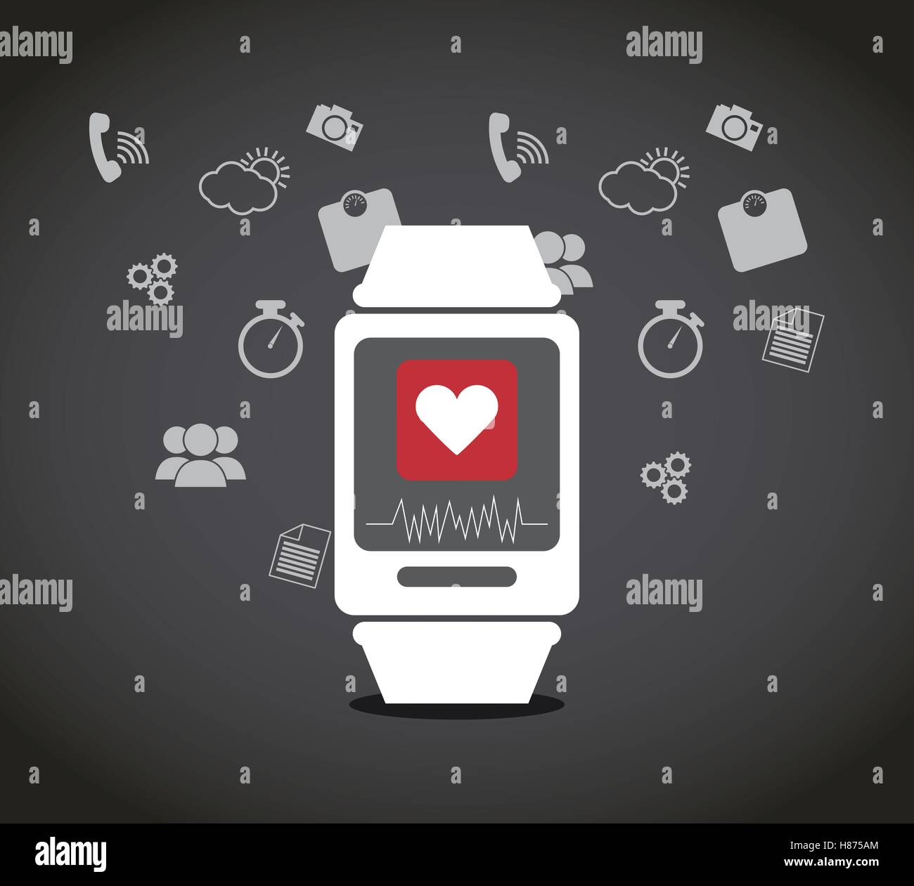 Wearable mobile technology Stock Vector Image & Art - Alamy