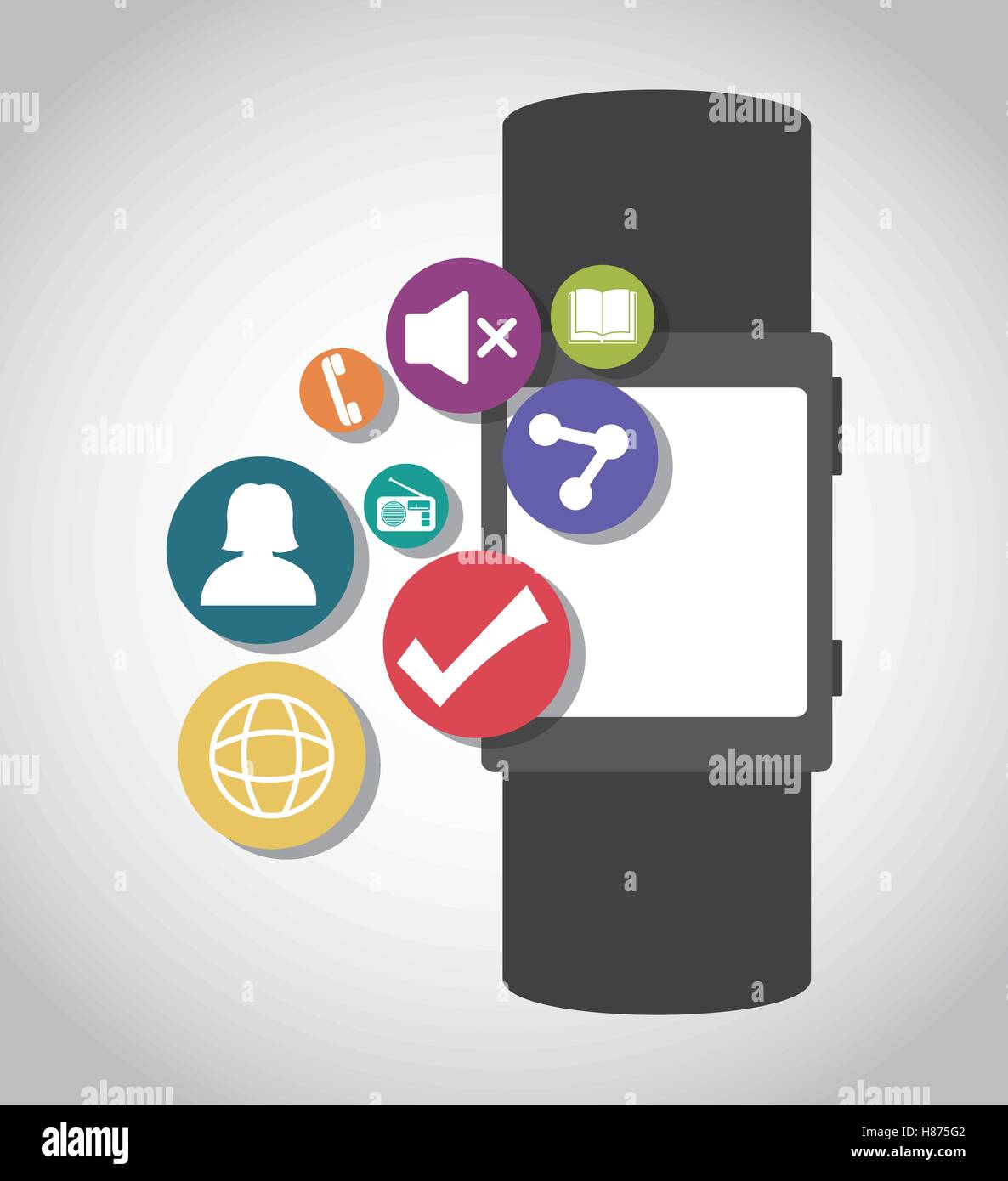 Wearable mobile technology Stock Vector Image & Art - Alamy