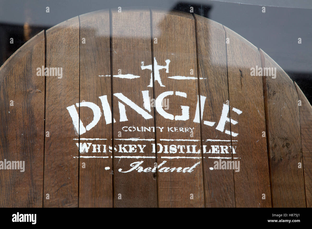 Dingle Whiskey Distillery Barrel Sign, Ireland Stock Photo - Alamy