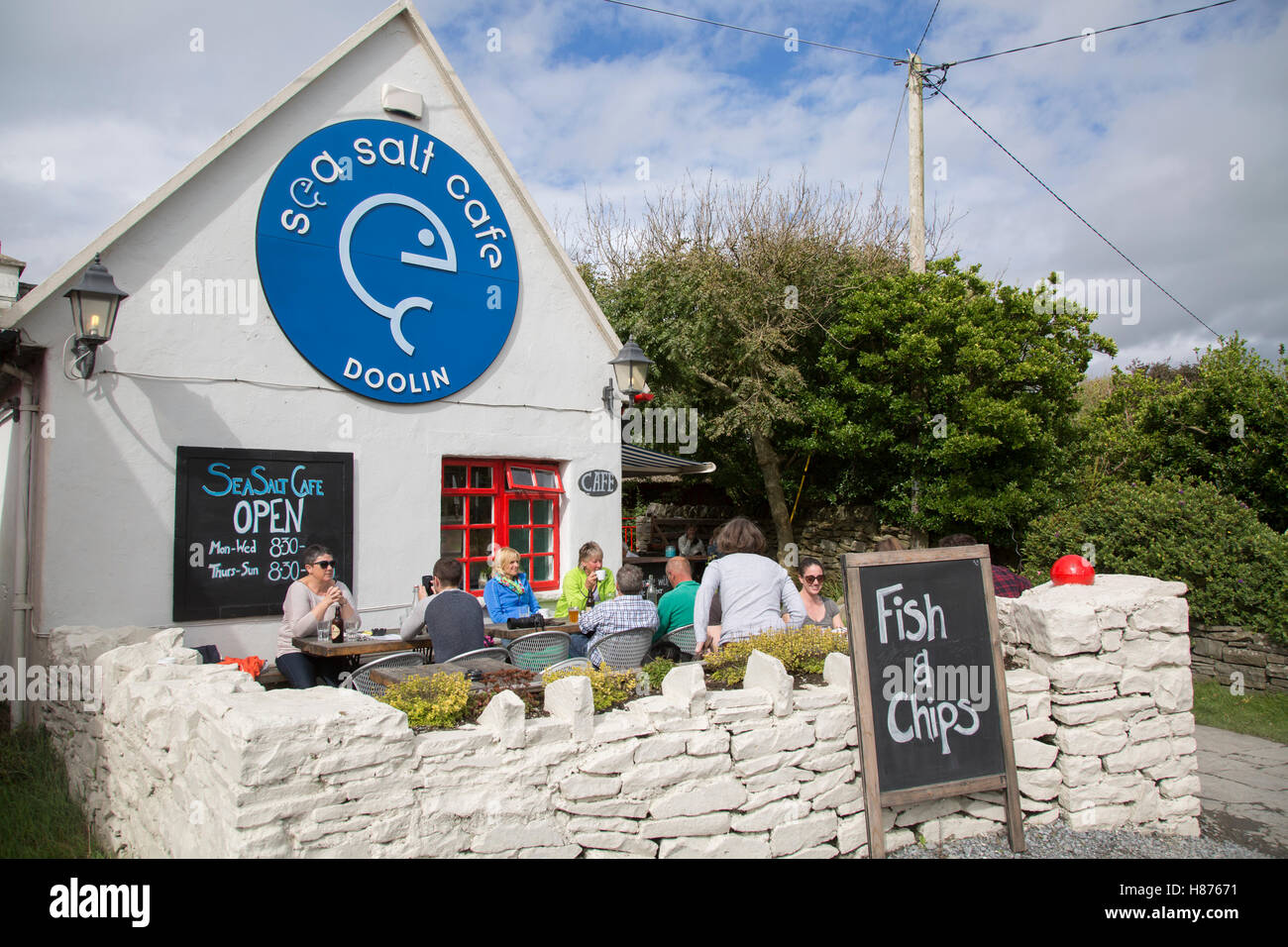 Sea Salt Cafe, Doolin, Clare, Ireland Stock Photo - Alamy