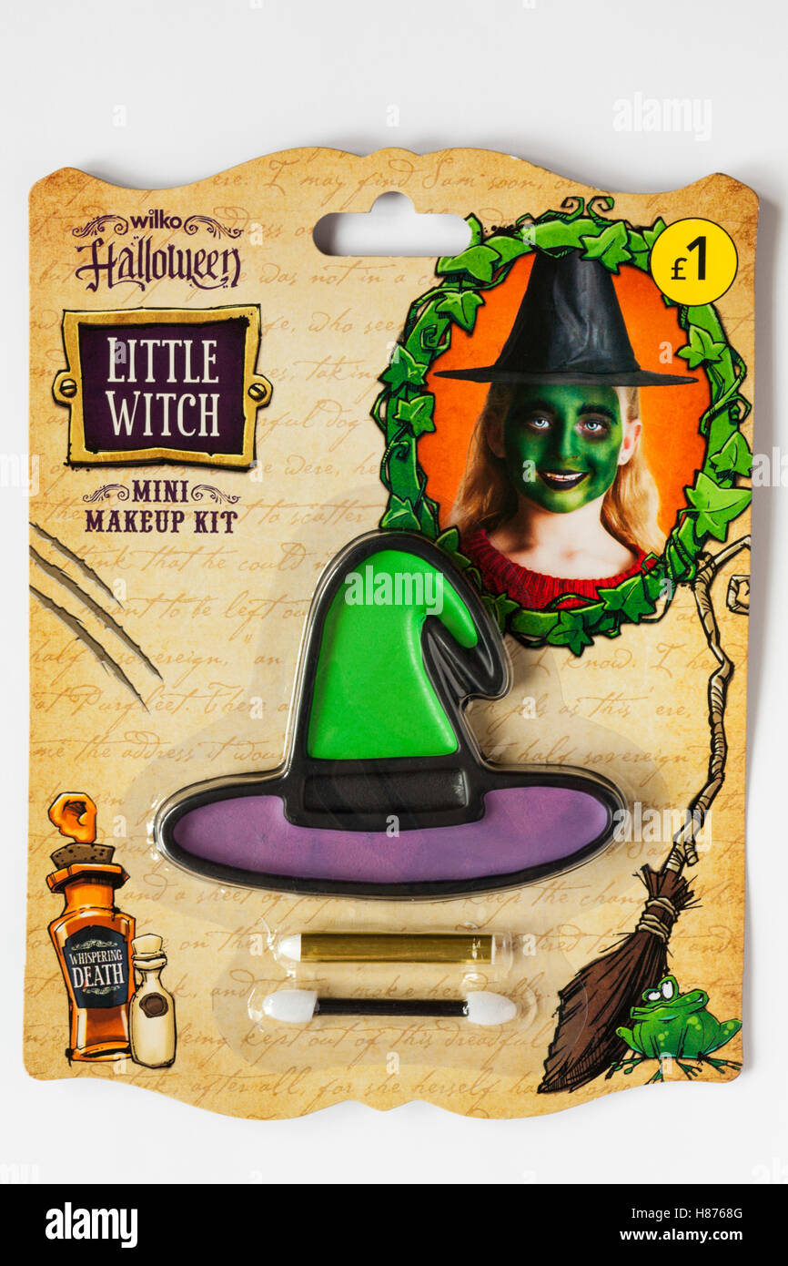Wilko Halloween Little Witch mini makeup kit isolated on white ...