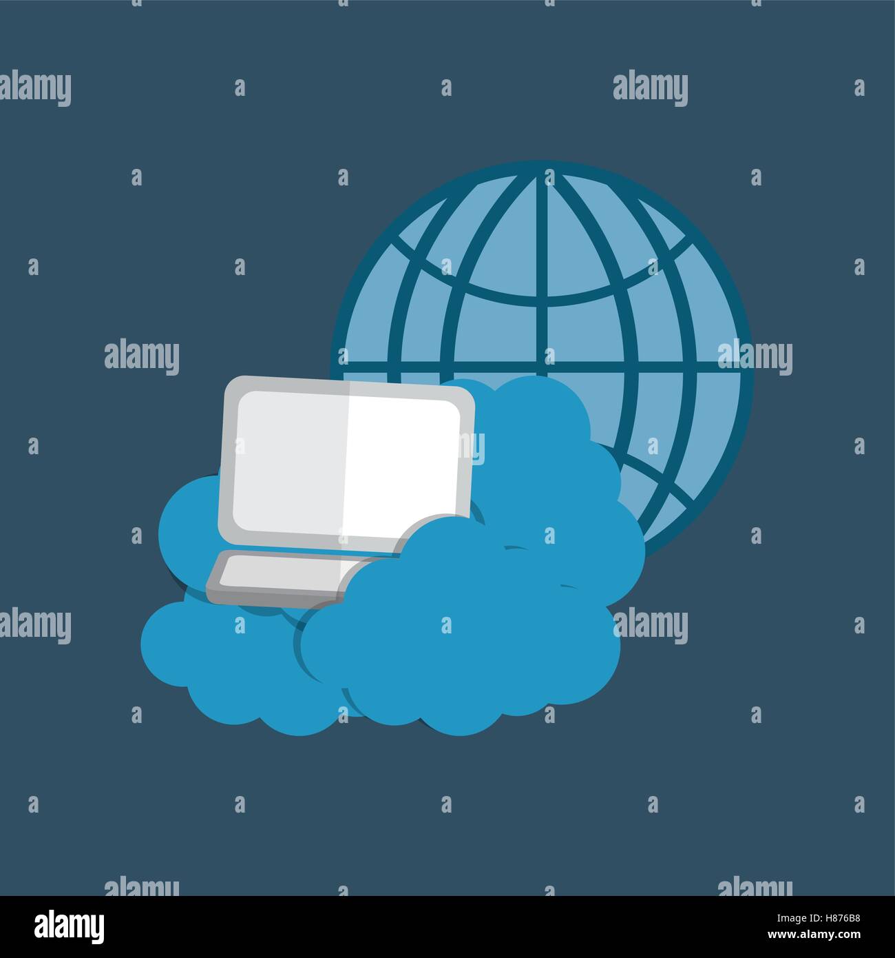 Cloud Computing Technology Stock Vector Image And Art Alamy