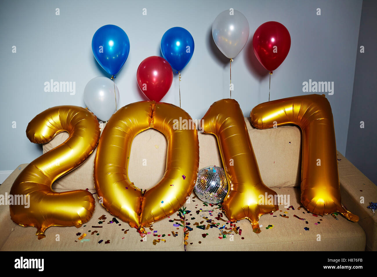 New Year decorations Stock Photo - Alamy