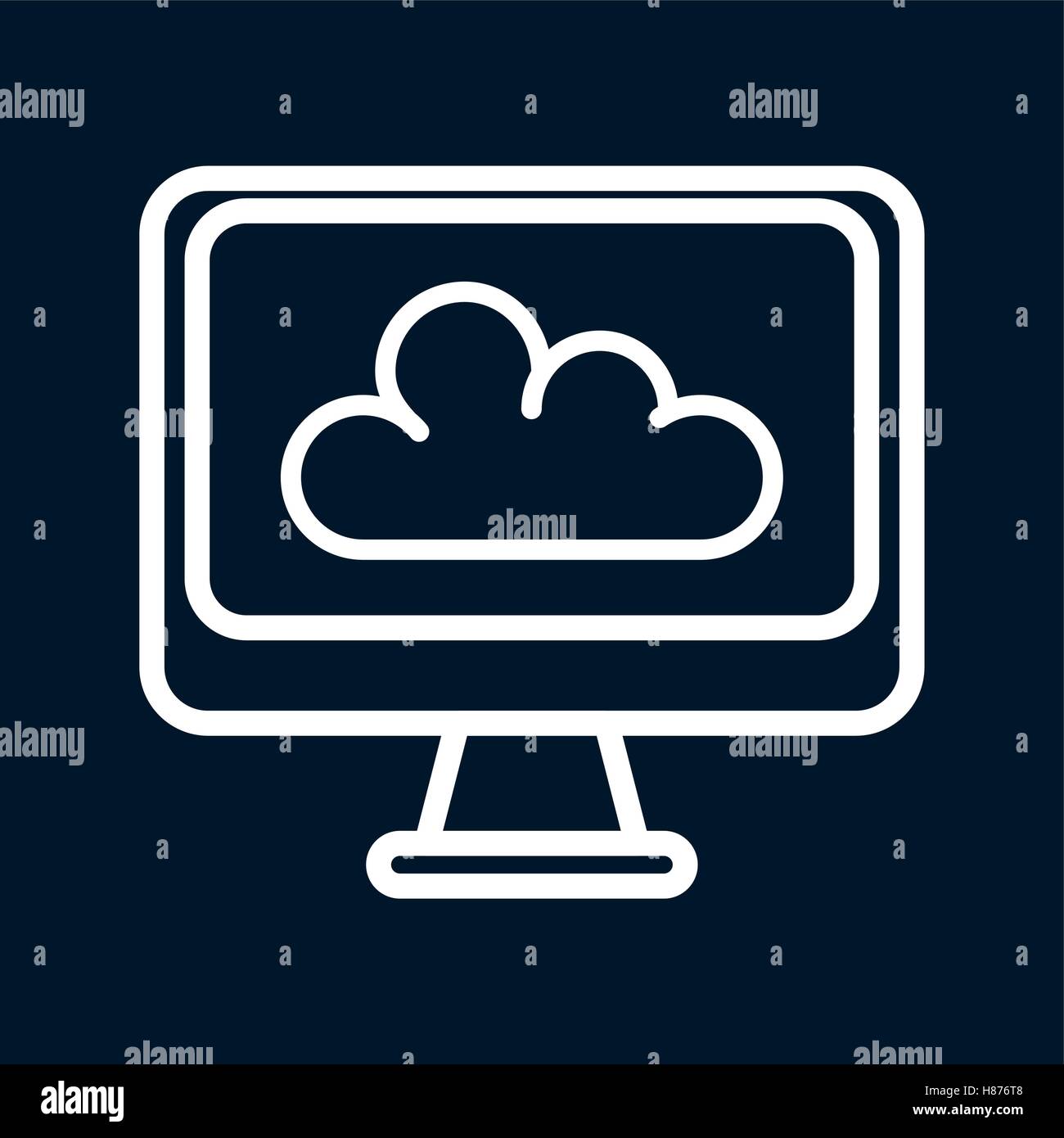 Cloud Computing Technology Stock Vector Image And Art Alamy