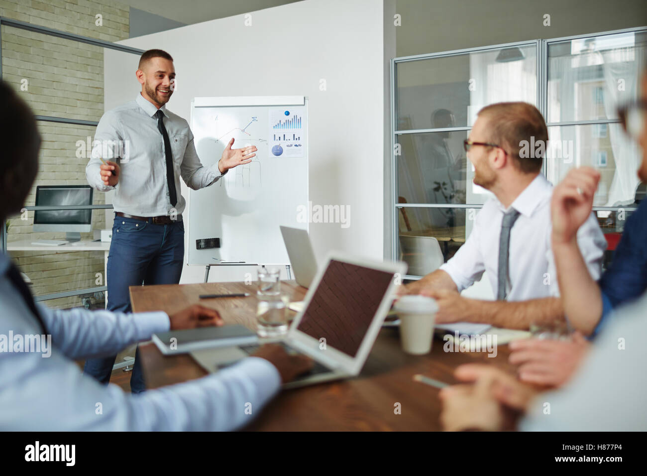 Presentation of new project Stock Photo - Alamy