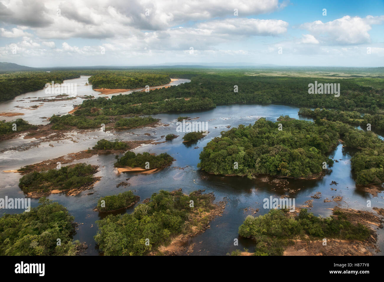 River in rainforest, Essequibo River, Rupununi, Guyana Stock Photo - Alamy
