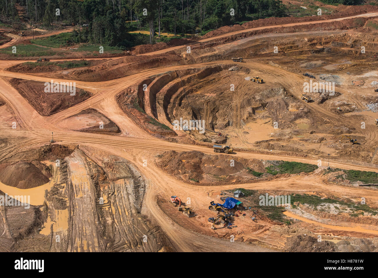Gold mine, Aurora Mine, Guyana Stock Photo - Alamy