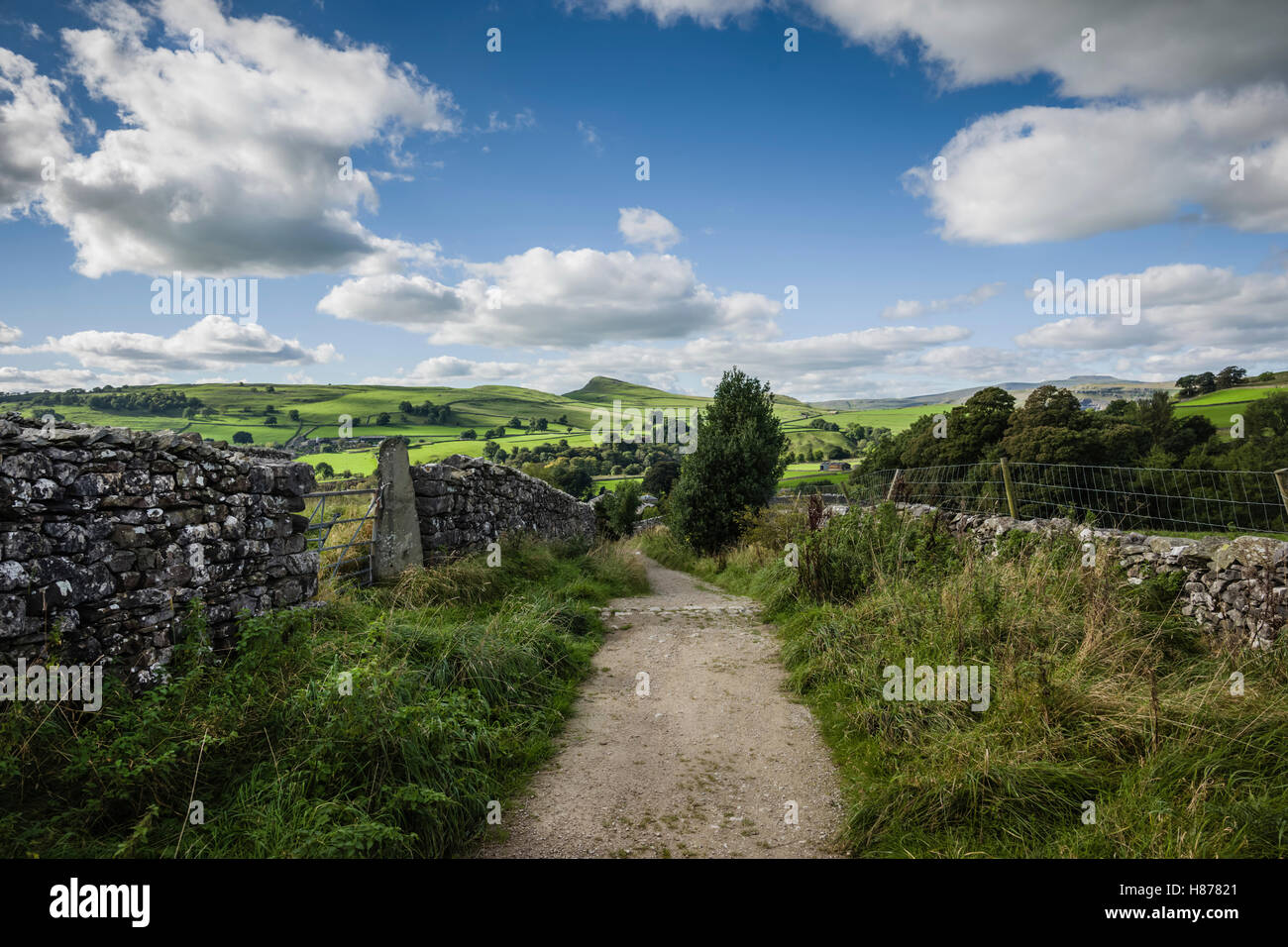 The landscape around Stainforth, Yorkshire Dales, UK Stock Photo - Alamy