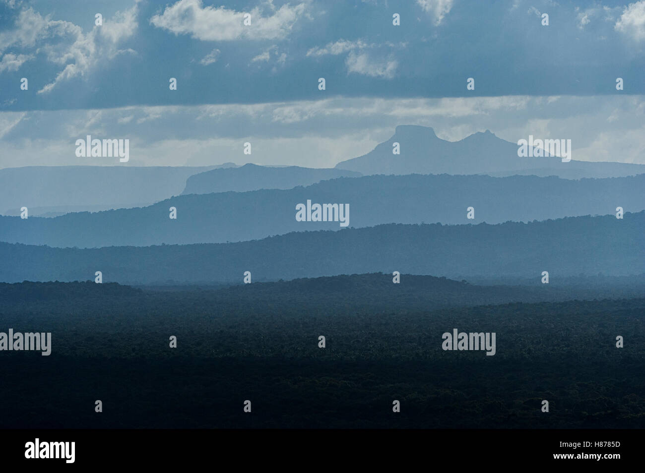 Tepuis in the Pacaraima Mountains, Guyana Stock Photo - Alamy