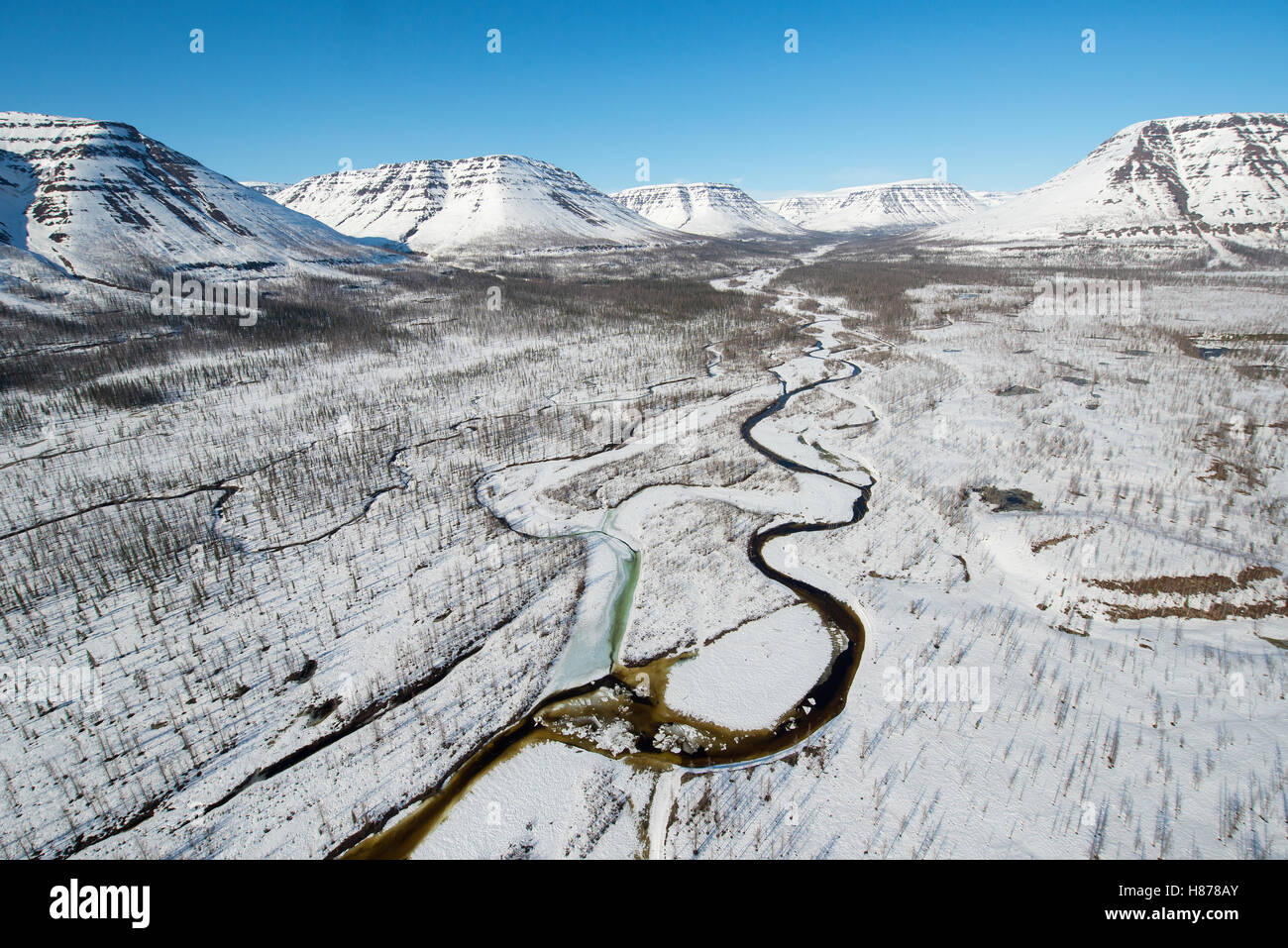 River in plateau, Putorana Plateau, Siberia, Russia Stock Photo - Alamy