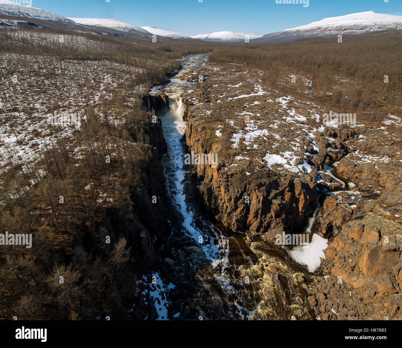 River in canyon, Putorana Plateau, Siberia, Russia Stock Photo - Alamy
