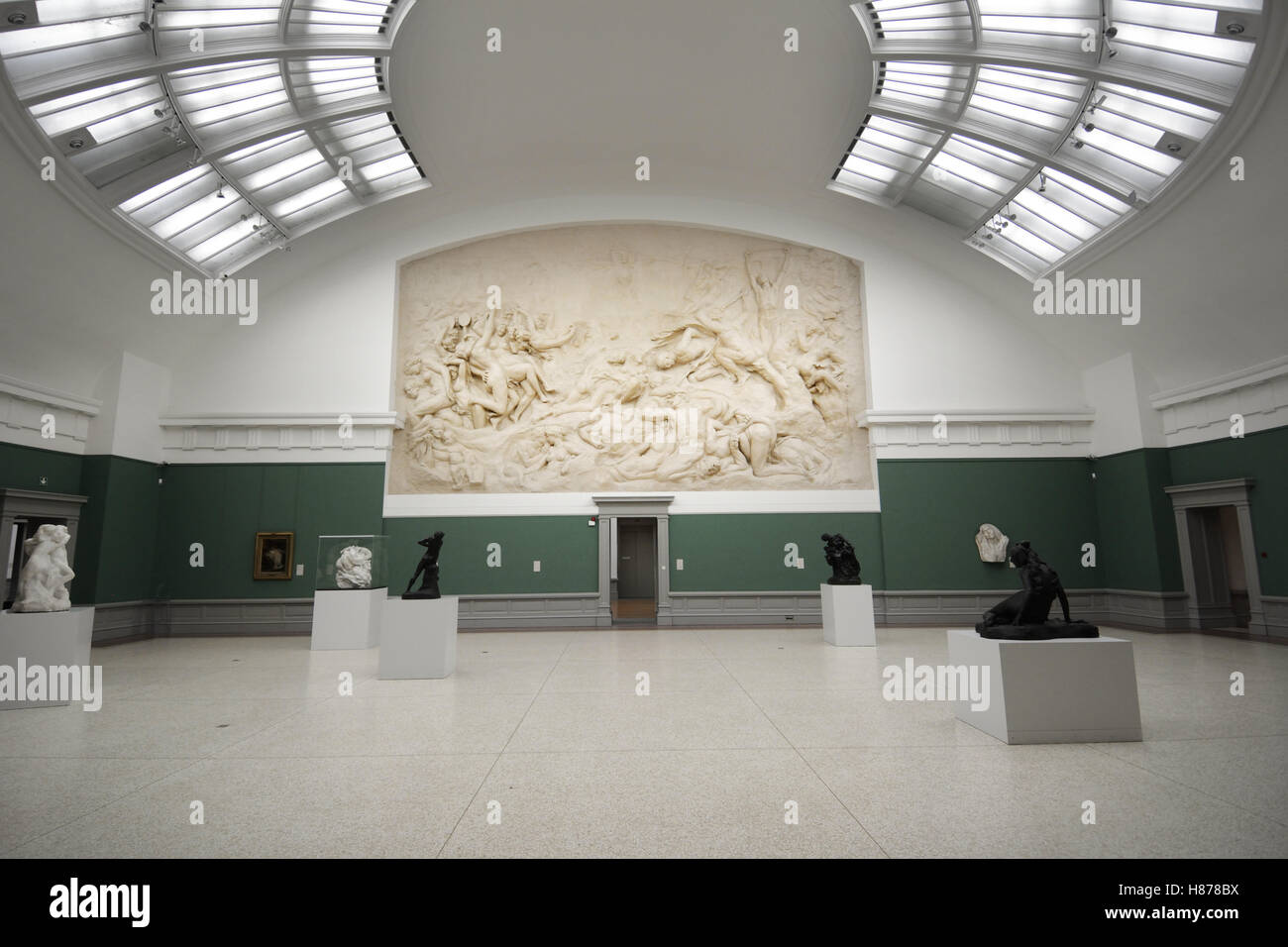 Belgium, Ghent (Gent), interior of the Museum of Fine Arts (Museum voor ...