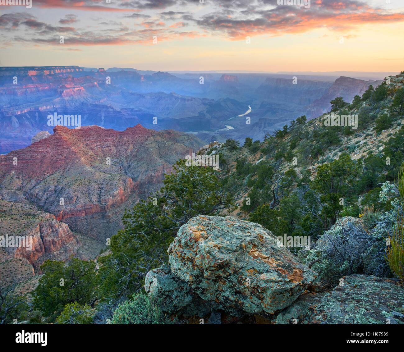 Grand Canyon from Desert View Overlook, Grand Canyon National Park ...