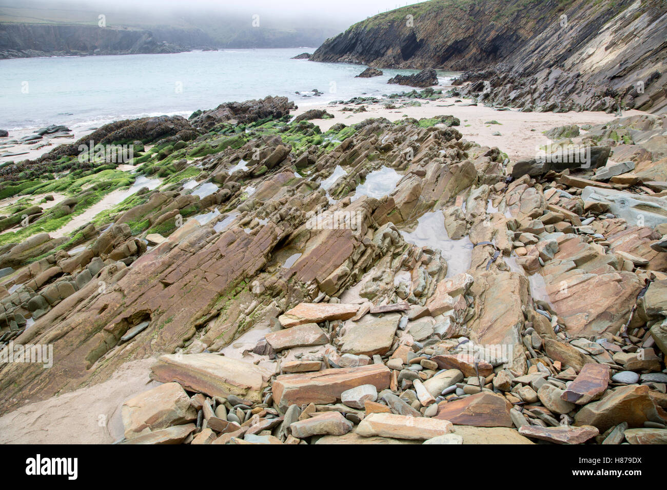 Waymont Beach, Ballyferriter, Slea Head, Dingle, Kerry, Ireland Stock ...