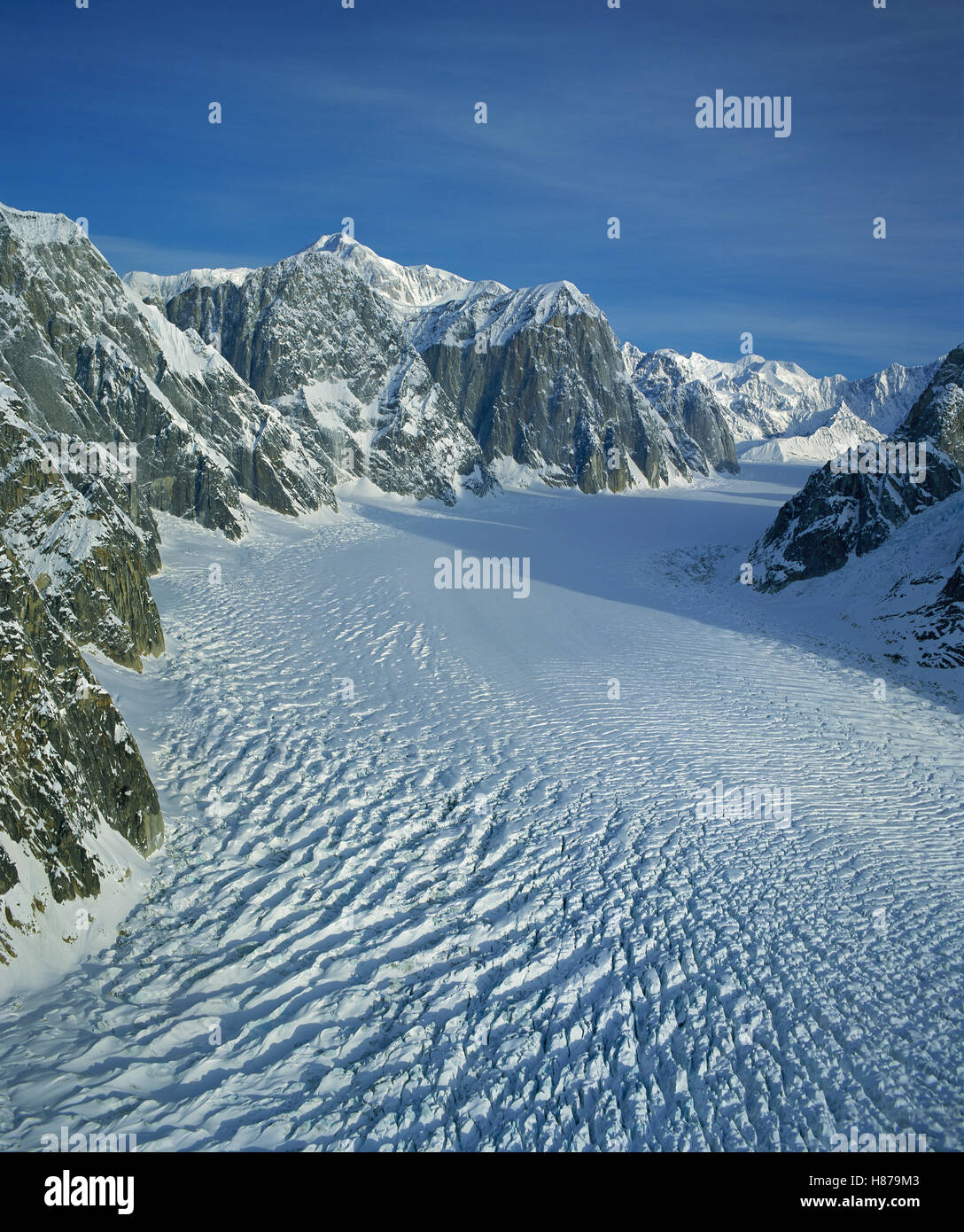 Gorge of Ruth Glacier, Denali National Park, Alaska Stock Photo - Alamy
