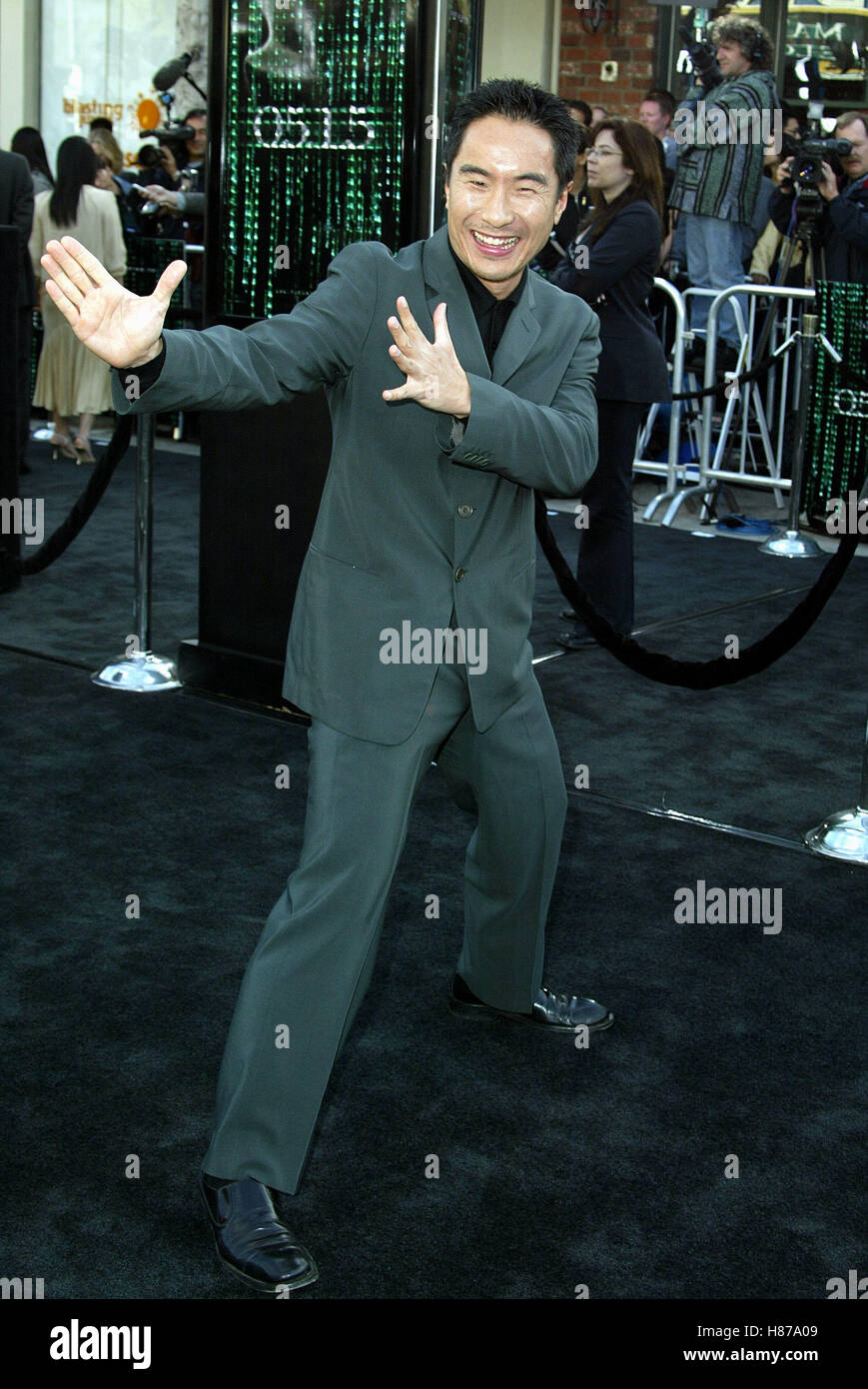 ANTHONY WONG MATRIX RELOADED FILM PREMIERE WESTWOOD LOS ANGELES USA 07 ...