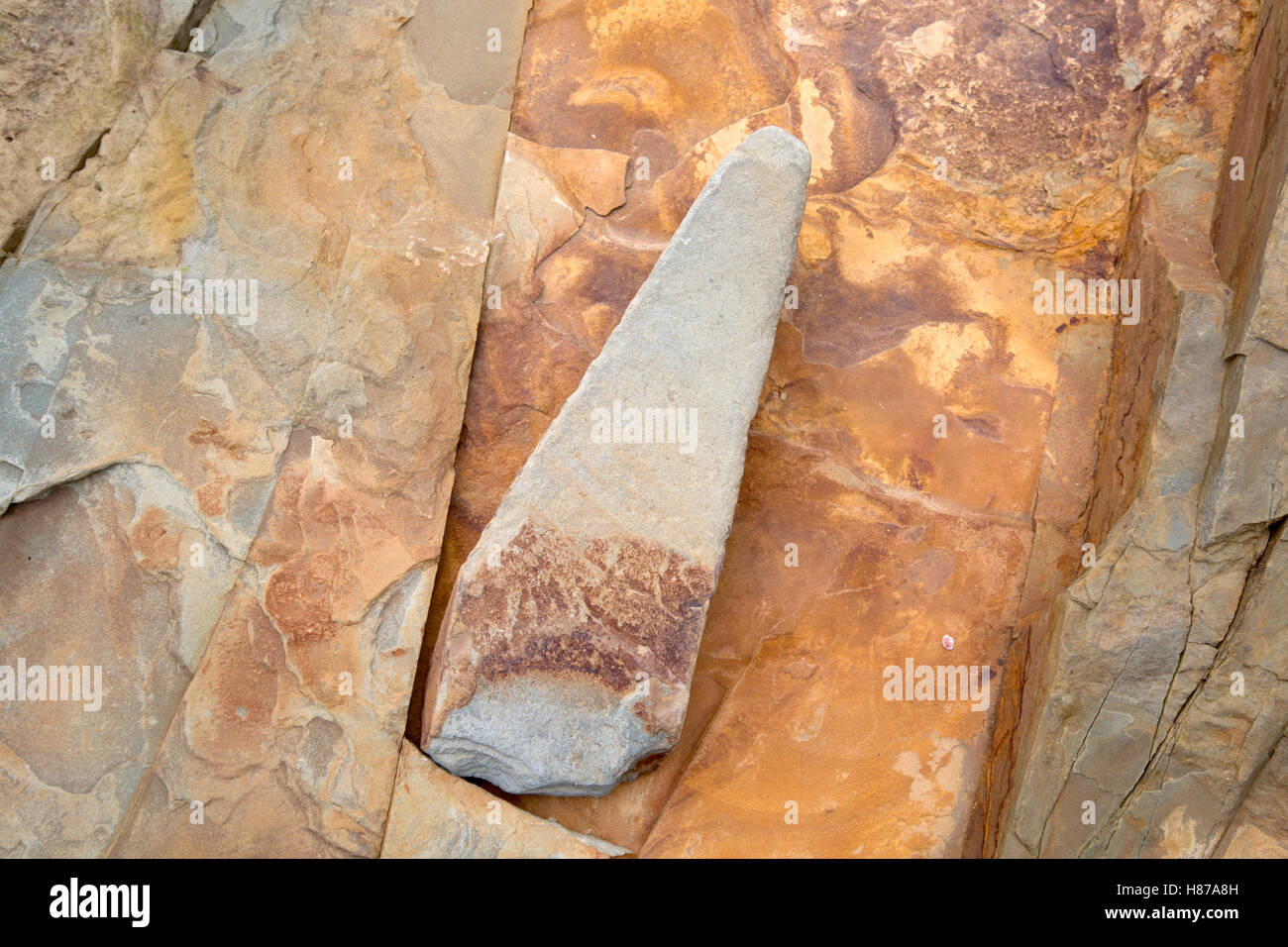 Rock Background, Waymont Beach, Ballyferriter, Slea Head, Dingle, Kerry ...