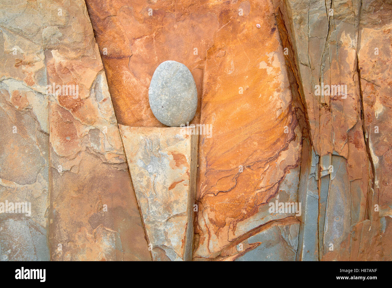 Rock Background, Waymont Beach, Ballyferriter, Slea Head, Dingle, Kerry ...