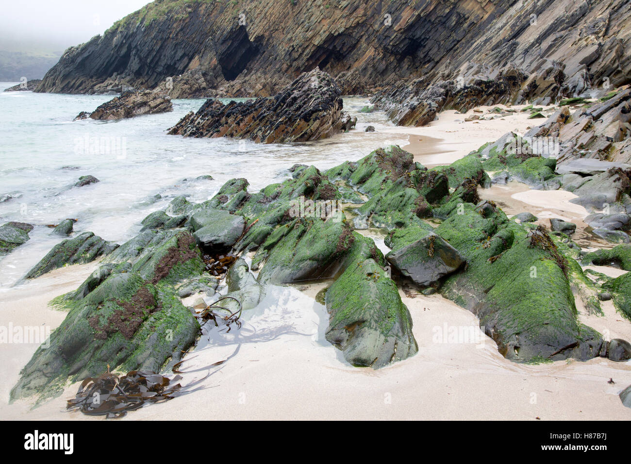 Waymont Beach, Ballyferriter, Slea Head, Dingle, Kerry, Ireland Stock ...