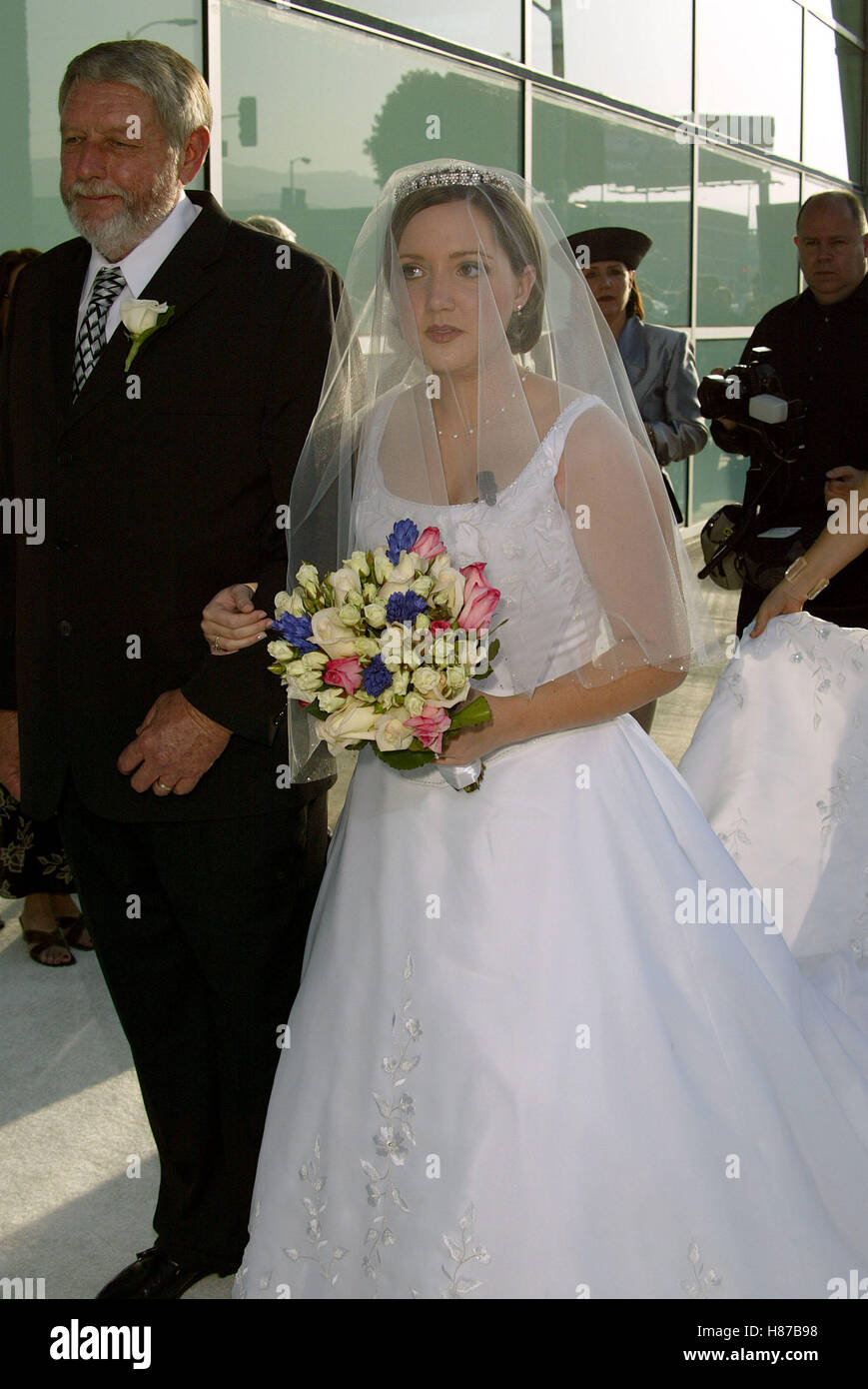 SHERI BOOTH & FATHER THE IN LAWS FILM PREMIERE CINERAMA DOME HOLLYWOOD ...
