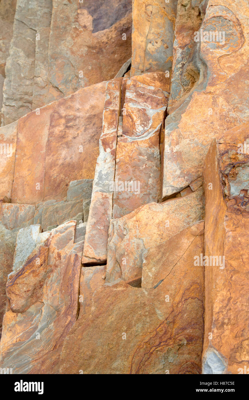 Rock Background, Waymont Beach, Ballyferriter, Slea Head, Dingle, Kerry ...