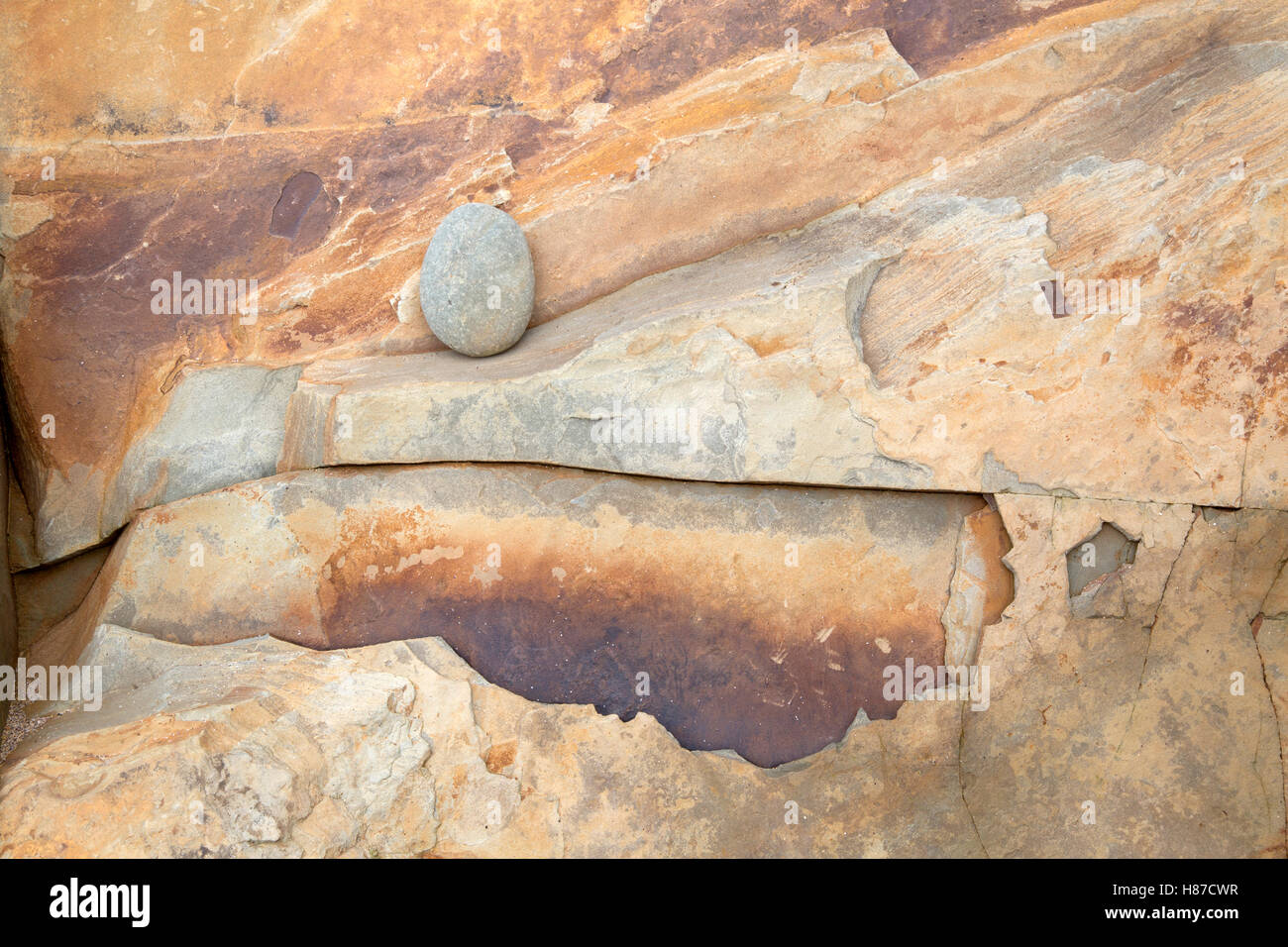 Rock Background, Waymont Beach, Ballyferriter, Slea Head, Dingle, Kerry ...